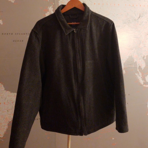 Jackets & Coats | Gap Wool Jacket Grey Size Large Heavyweight | Poshmark